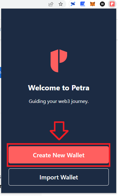 앱토스 지갑 설치하기 (Petra Aptos Wallet) - 메타버스피드